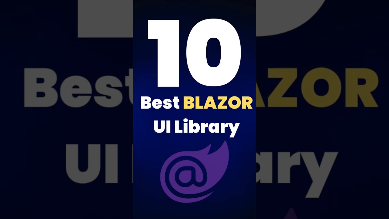 Top 10 🚀 Blazor UI Components to Elevate Web App