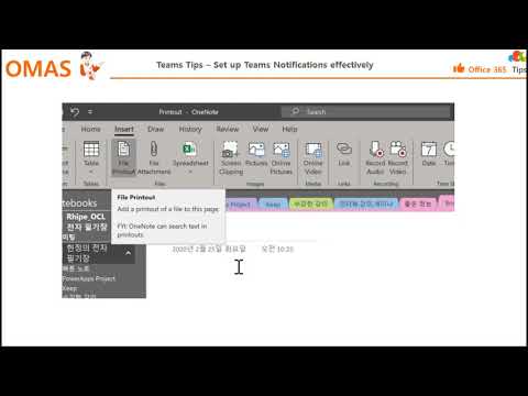 OneNote Quick tip - Insert a printout (PDF, Word, Excel and etc)