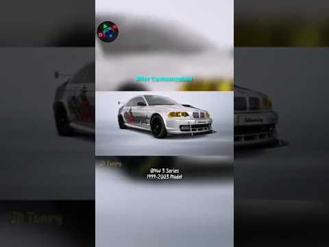 BMW 3 Series 1999-2003 Model 3D Tuning Customization #youtubeshorts #shorts #youtube #cars #viral