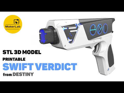 Swift Verdict - Destiny 2 - Printable 3d model - STL files