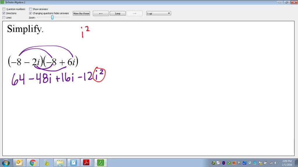 Common Core Math: Multiplying Complex Imaginary Numbers