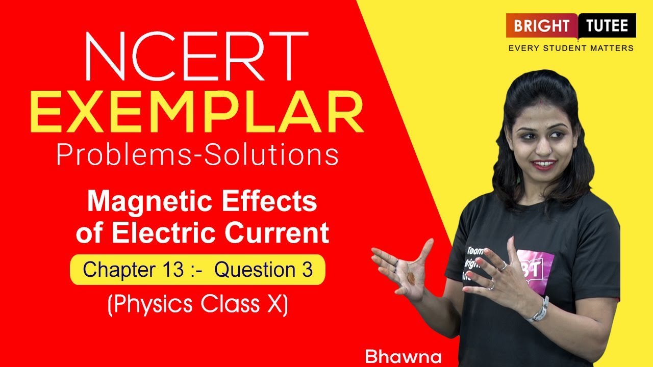 NCERT Exemplar Solutions Class 10 Physics Chapter 13:Magnetic Effects of Electric Current Question 3