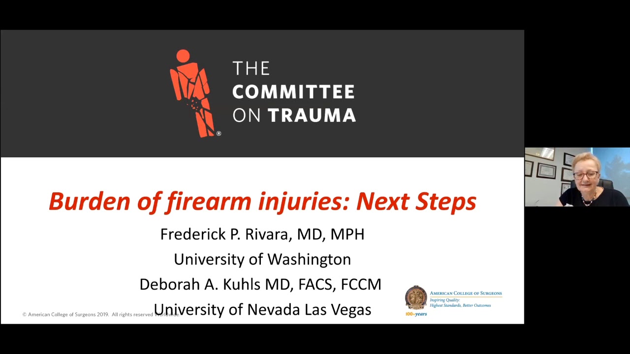 ACS COT Firearm Study Informational Webinar