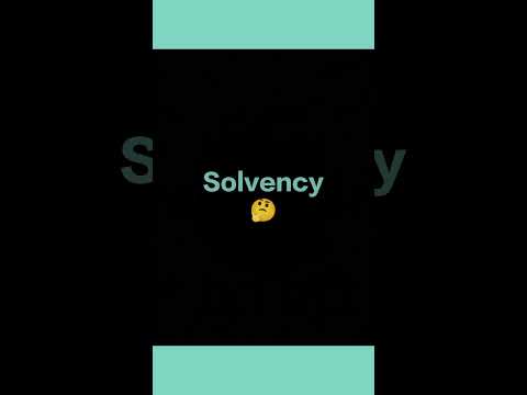 😱😱Solvency in 5 seconds.Must watch. It is not so easy. Now made easy #shorts #accountancy #ytshorts