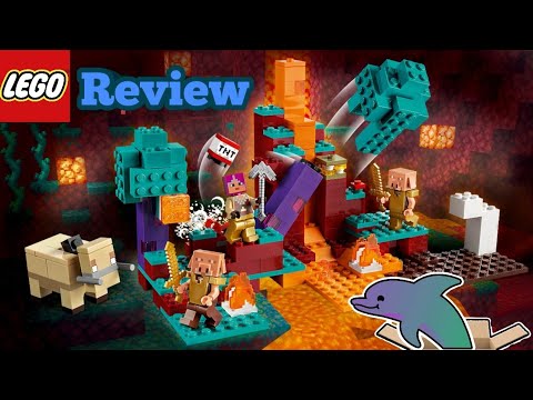 Lego Minecraft 21168 The Warped Forest Review