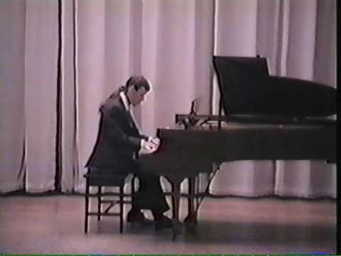 Paul Carroll: 1992 Piano Recital