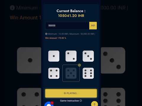 Dice Rolling Betting Online Game 100% winning Chance #tiranga #club #betting #gambling