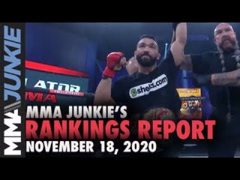 MMA Rankings Report - Nov. 18