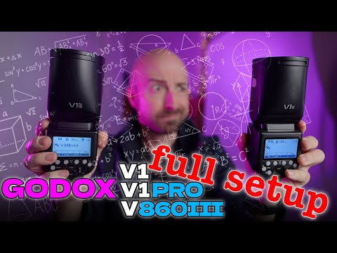 Godox V1, V1 Pro, V860iii Full Walkthrough Guide (From Beginner to Advanced)