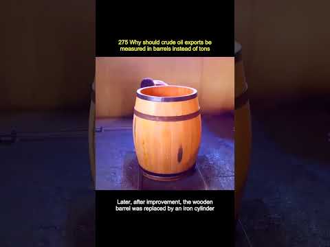 Why should crude oil exports be measured in barrels instead of tons#Science # knowledge