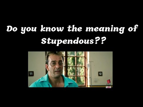 Meaning of stupendous