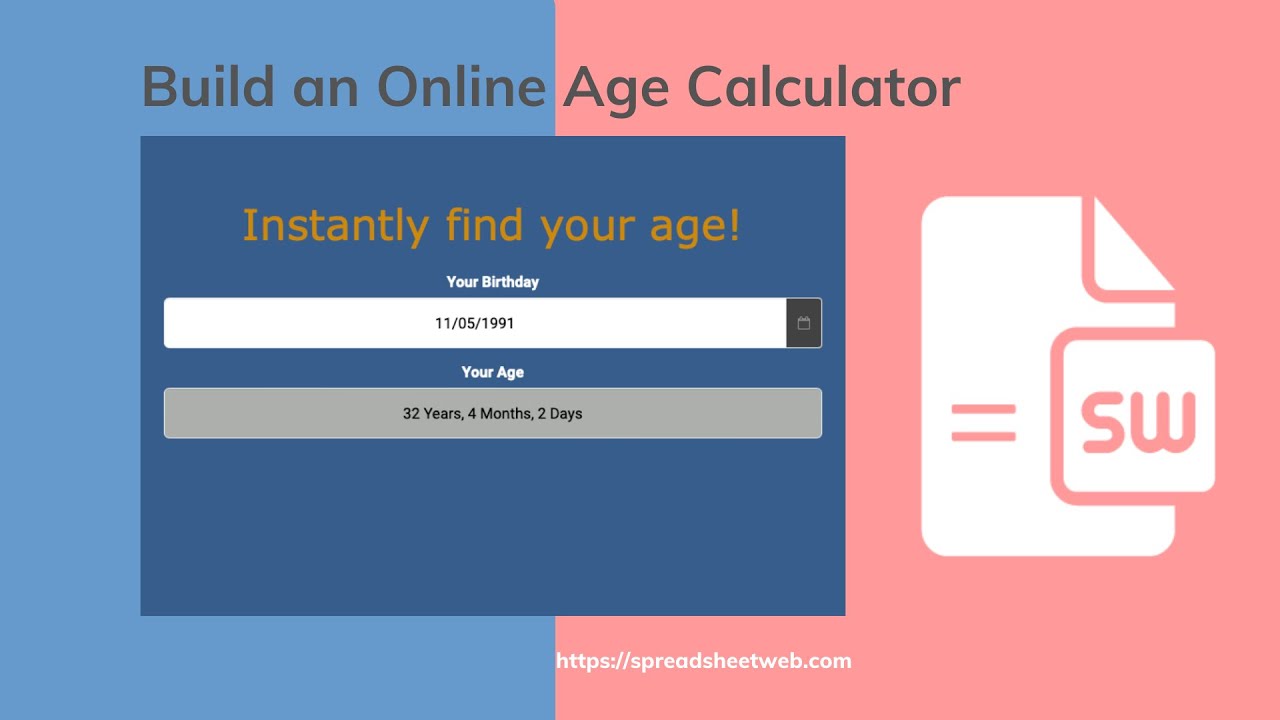 Online Age Calculator