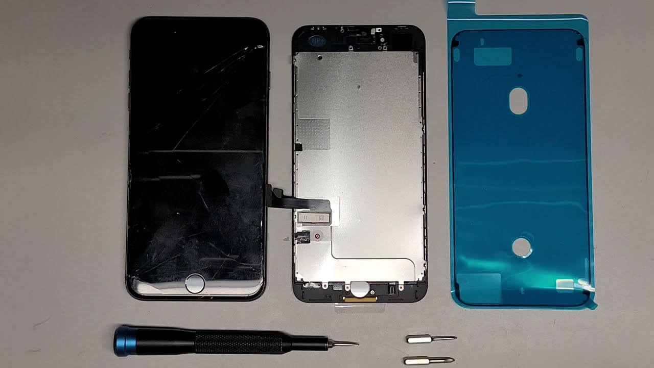 iPhone 8+ 8 + Plus Screen Replacement Home Button Speaker Camera Sensors Repair