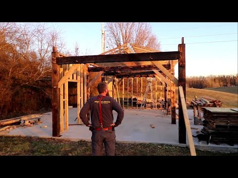 Simple Timber Frame Cabin/Workshop That Anyone Can Build