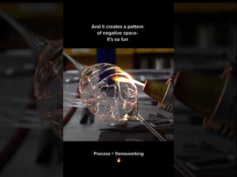 Melting Away Designs in a Glass Bubble