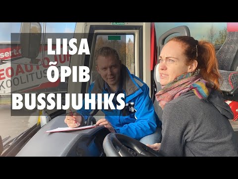 Liisa õpib bussijuhiks. Osa 1. Autosert TV 2020.