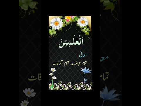 Quranic words with Urdu and English meaning #quranicwords #wordmeaningofthequran