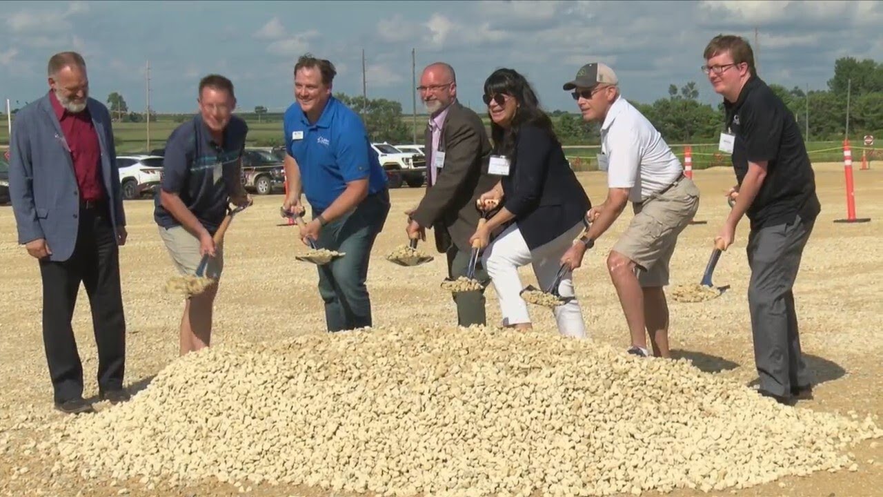 Camanche solar array begins construction