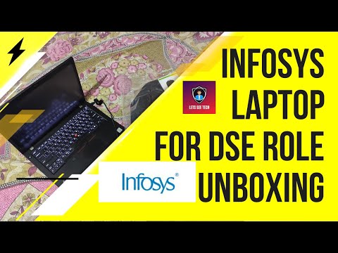 Infosys Laptop for Digital Specialist Engineer (DSE) Unboxing | Infosys laptop unboxing | WFH | 2021