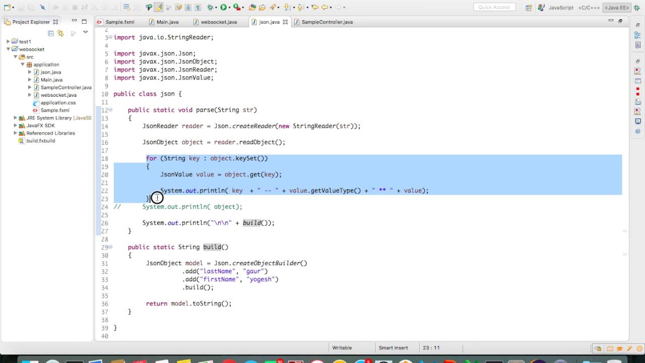 Java Json processing in 3 min