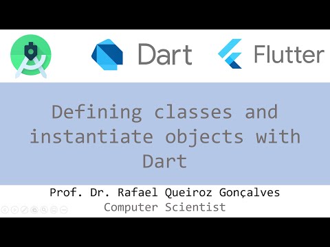 Dart: Defining classes and instantiate objects in your Flutter application