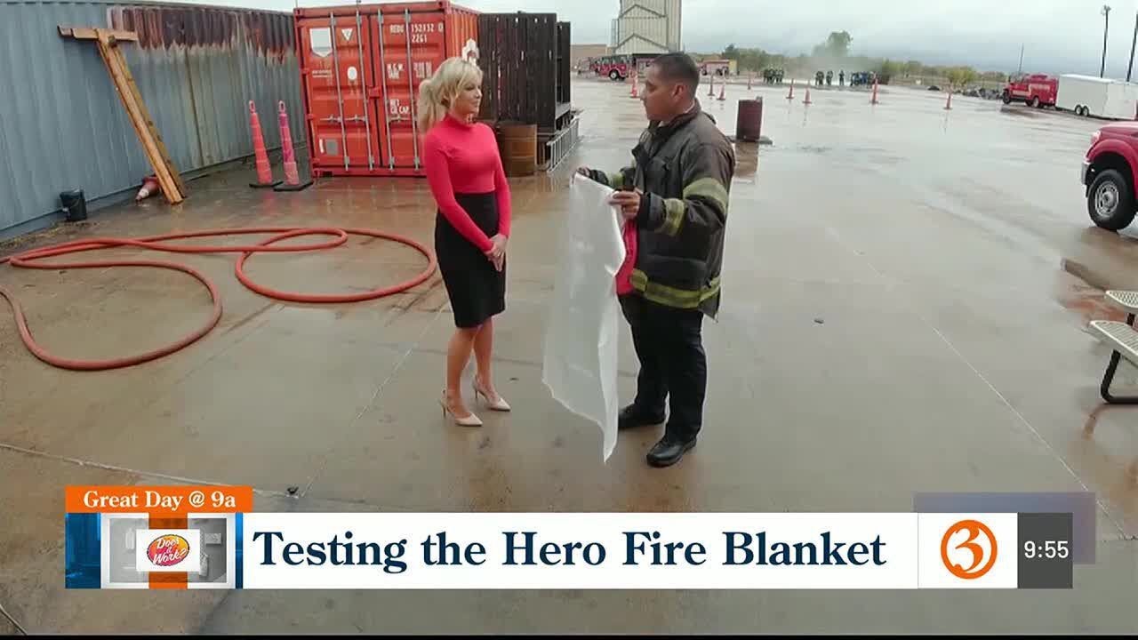DOES IT WORK: Testing the Hero Fire Blanket