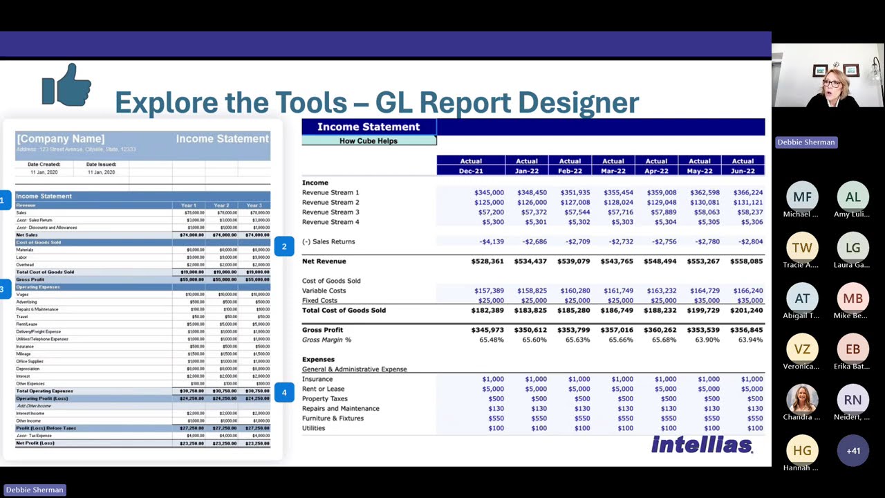Get to Know Infor GL Report Designer and Columnar