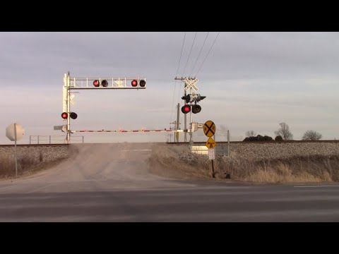 County Road 500 North Railroad Crossing - CSX 361 and CSX 4560 near Monon, Indiana