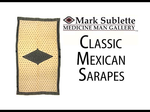 Mexican Blankets: How to Identify and Date Classic Mexican Saltillo Serape Blankets