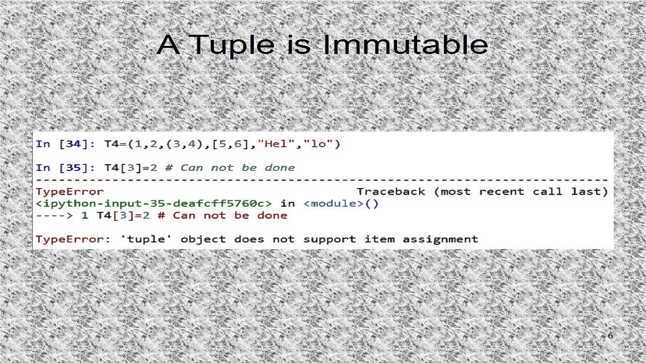 Tutorial 9. Python Tuples