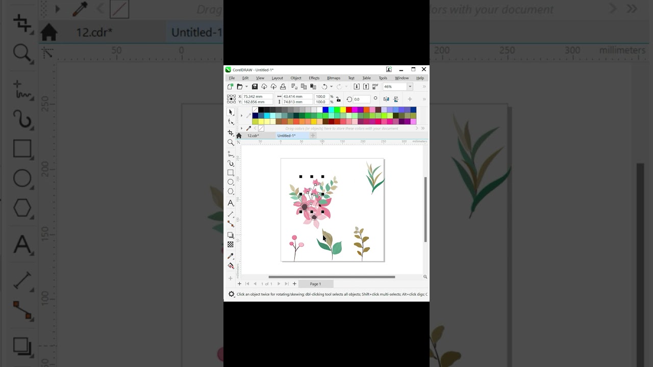 Creating a Floral Bouquet with CorelDRAW