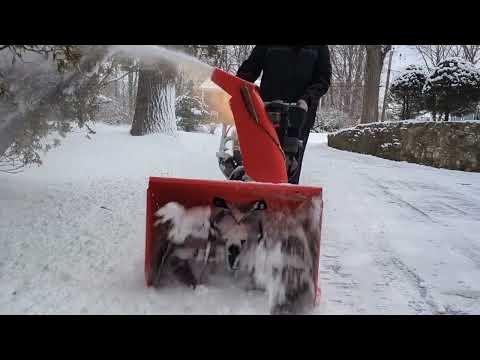 Snowblowing with the Ariens 28" deluxe