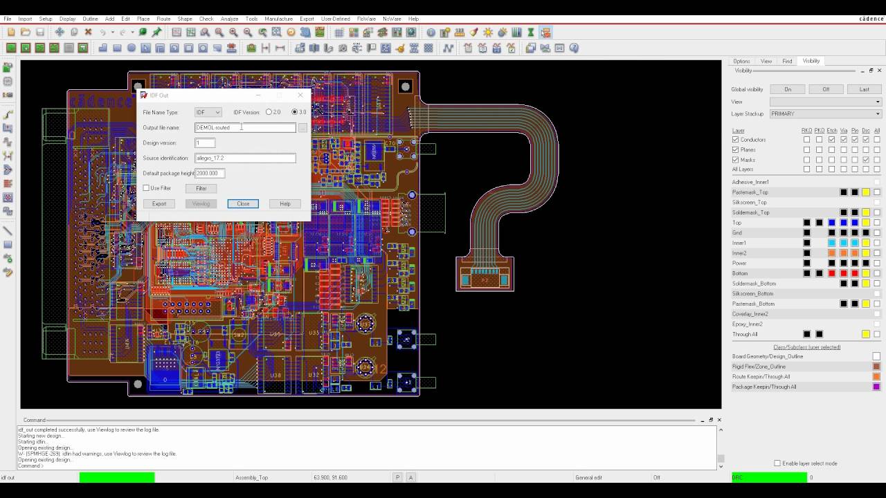 Tutorial OrCAD Allegro Import Export IDF