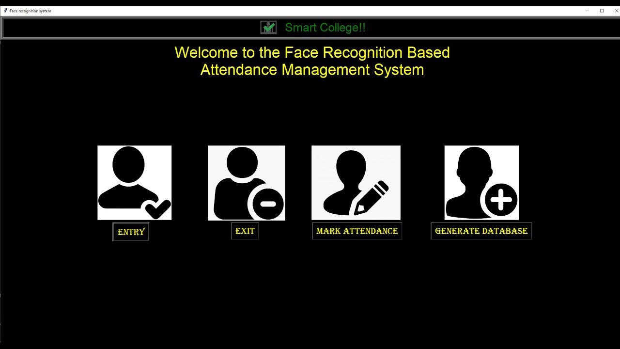 Attendance Management System Using Facial Recognition