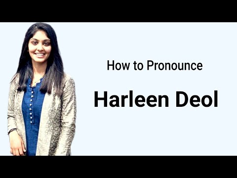Harleen Deol - Pronunciation and Meaning