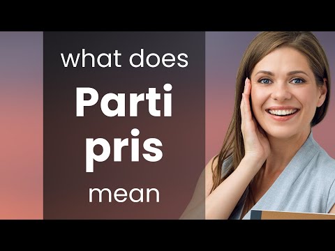 Parti pris | meaning of PARTI PRIS