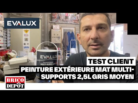 Peinture extérieure multi supports 2,5L gris moyen Evalux - L'avis de Jérémie