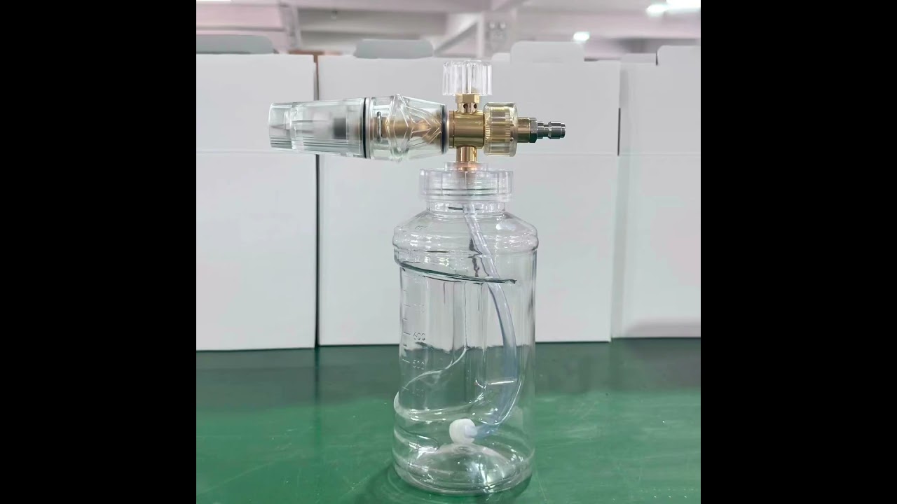 Pressure Washer Snow Foam Cannon Transparent Bottle Foam Cannon Lance