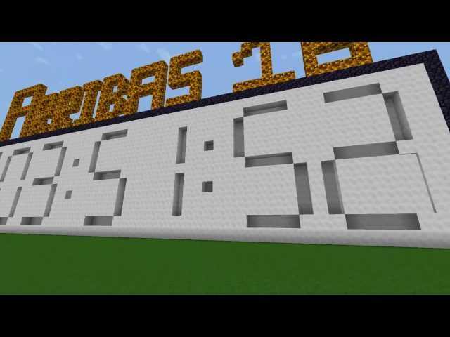 Reloj digital redstone - iArribas16 Minecraft Map