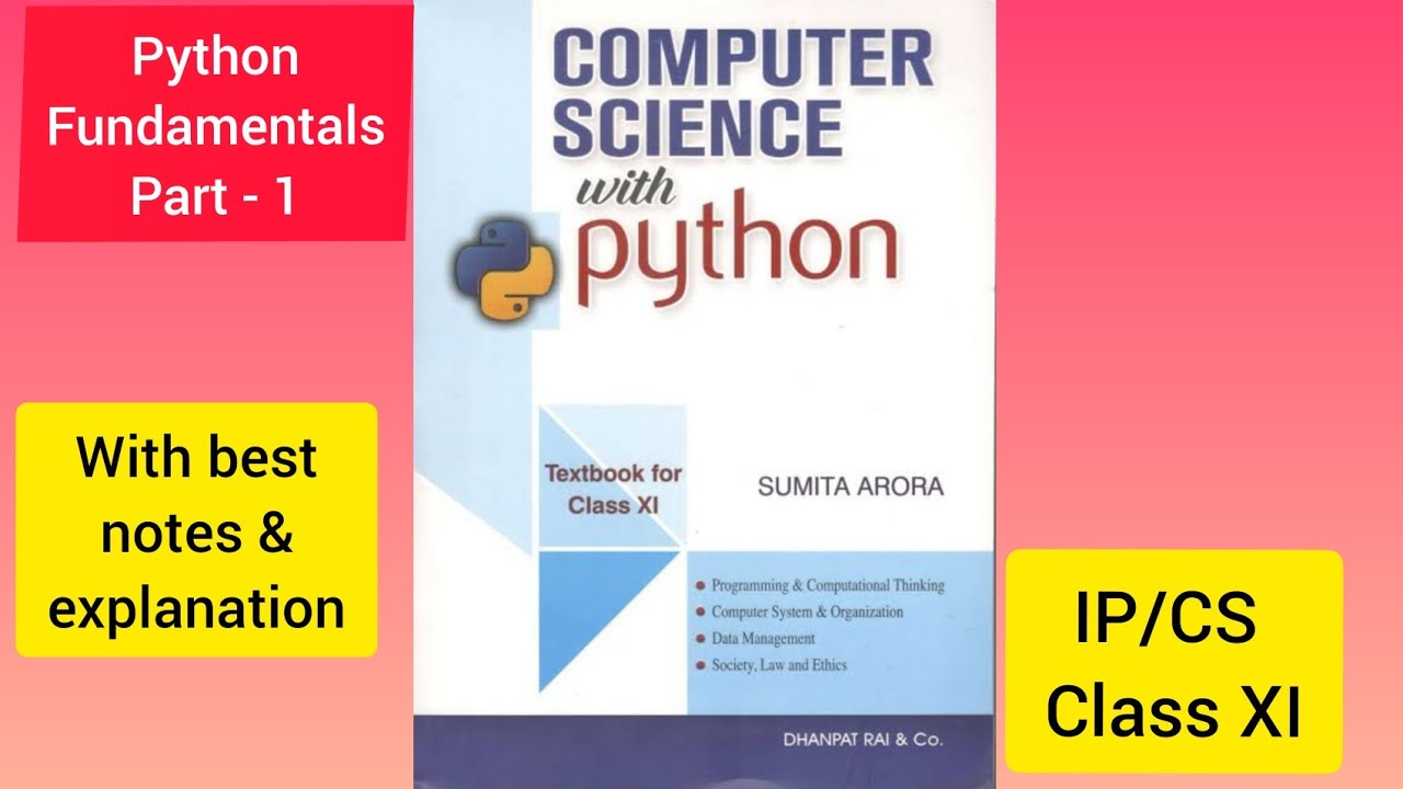 Class IX/X/ XI IP/CS Python Fundamentals(Best Notes) #ip #cs #python #python tutorials