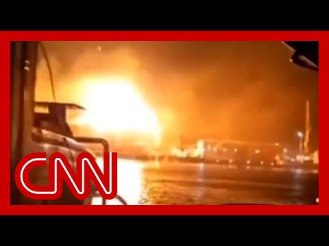 Russian drone strike hits critical Ukrainian grain facility