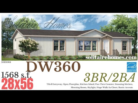 DW360 DW360 Manufactured Home from Solitaire Homes, Victoria, TX ...