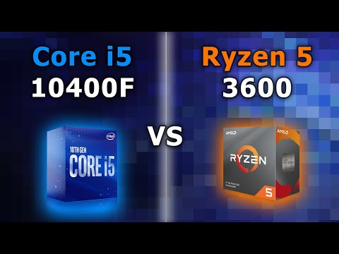 Intel Core i5 10400F vs Ryzen 5 3600 in 10 Games
