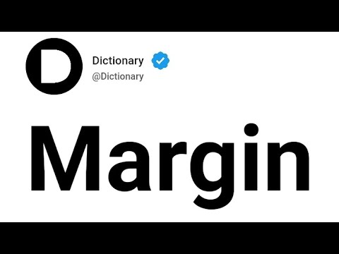 Margin Meaning In English