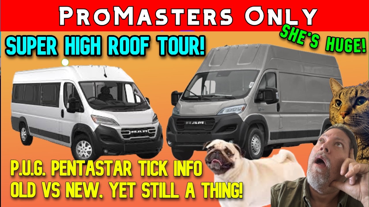 Ram Promaster: Super High Roof Tour PLUS 3.6 PUG Pentastar Tick Rocker Arm Issues. What to KNOW!
