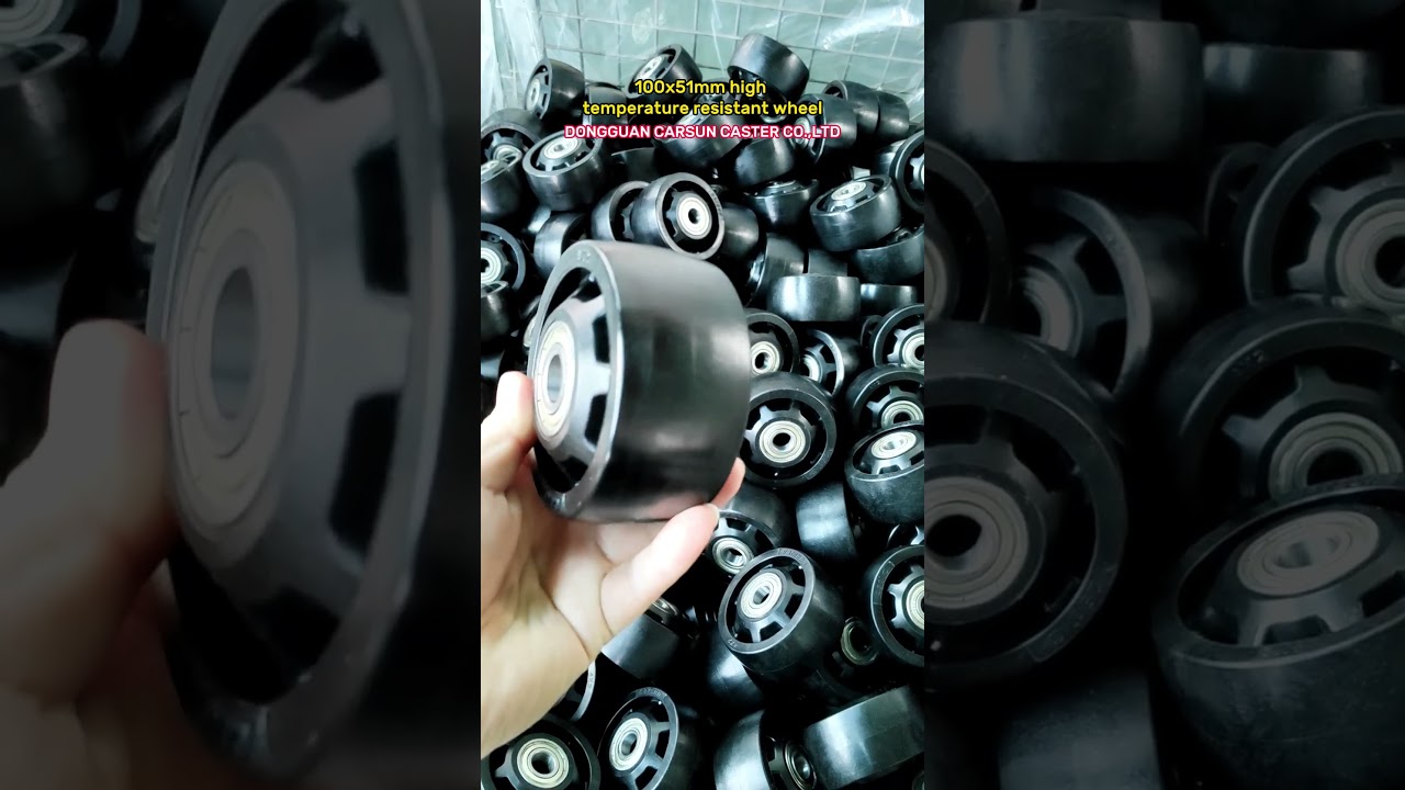 100x51mm high temperature resistant wheel 4inch thermo wheel  #casters  #casterwheel #wheel #factory