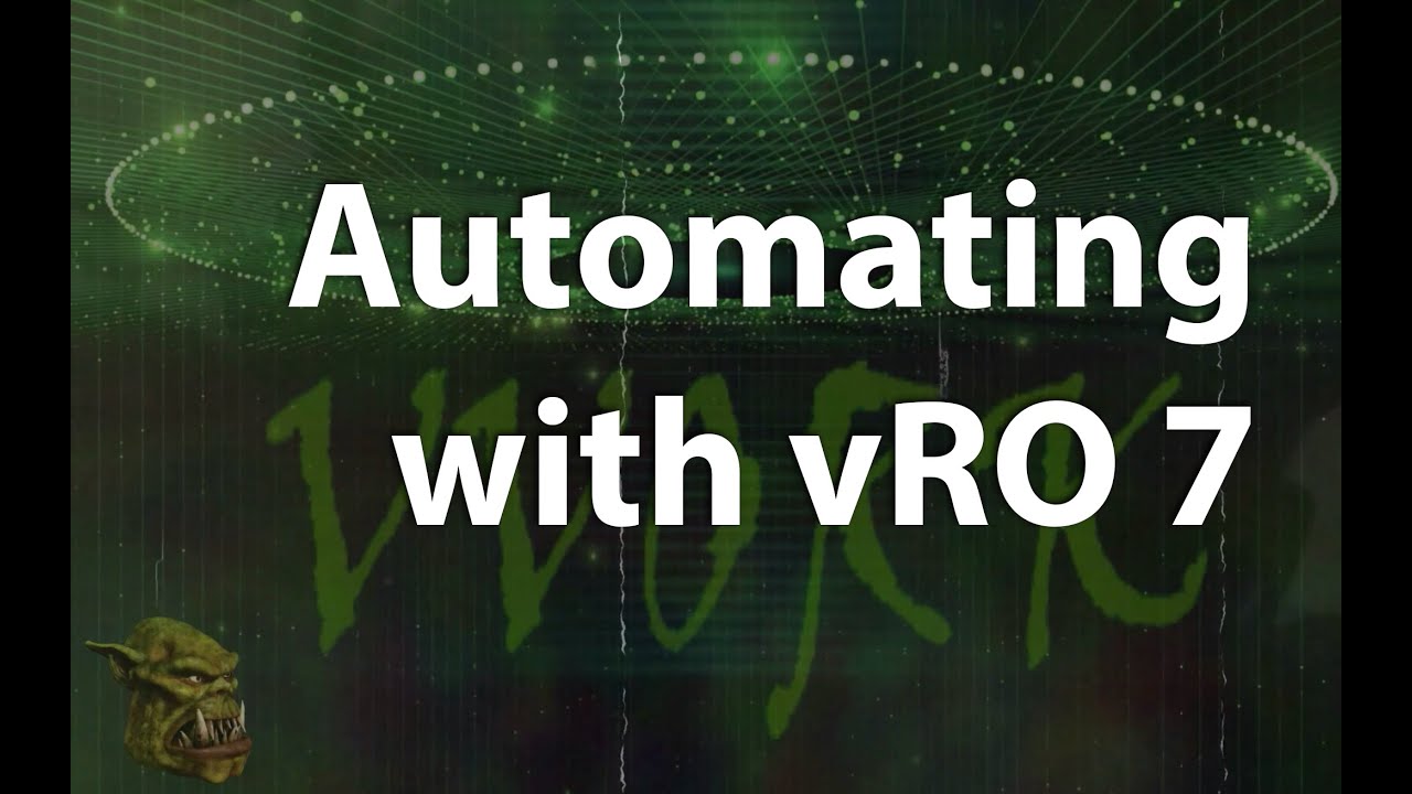 Automating with vRO 7 - Part 45 - Simple WF Techniques - Renaming