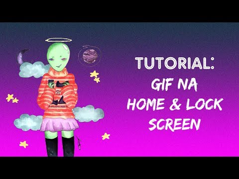 Tutorial: Gif na home & lock screen || Lockzscreen