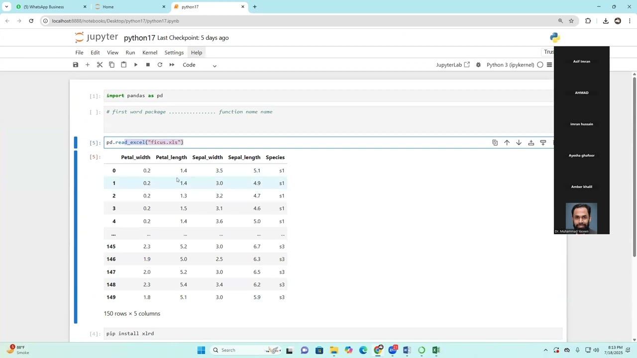 Python 17: Import Excel File & Create Scatter Plot in Python | Step-by-Step Tutorial