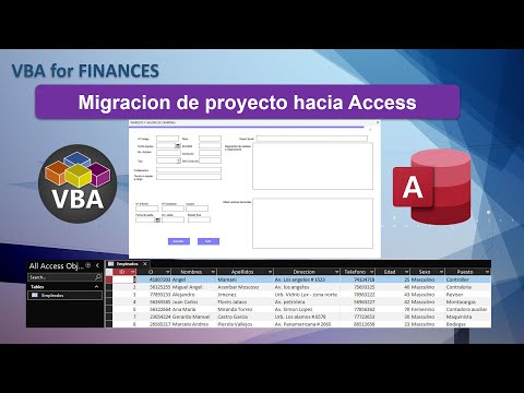 VBA Excel migración de tablas hacia una Base de Datos Access Cap # 1